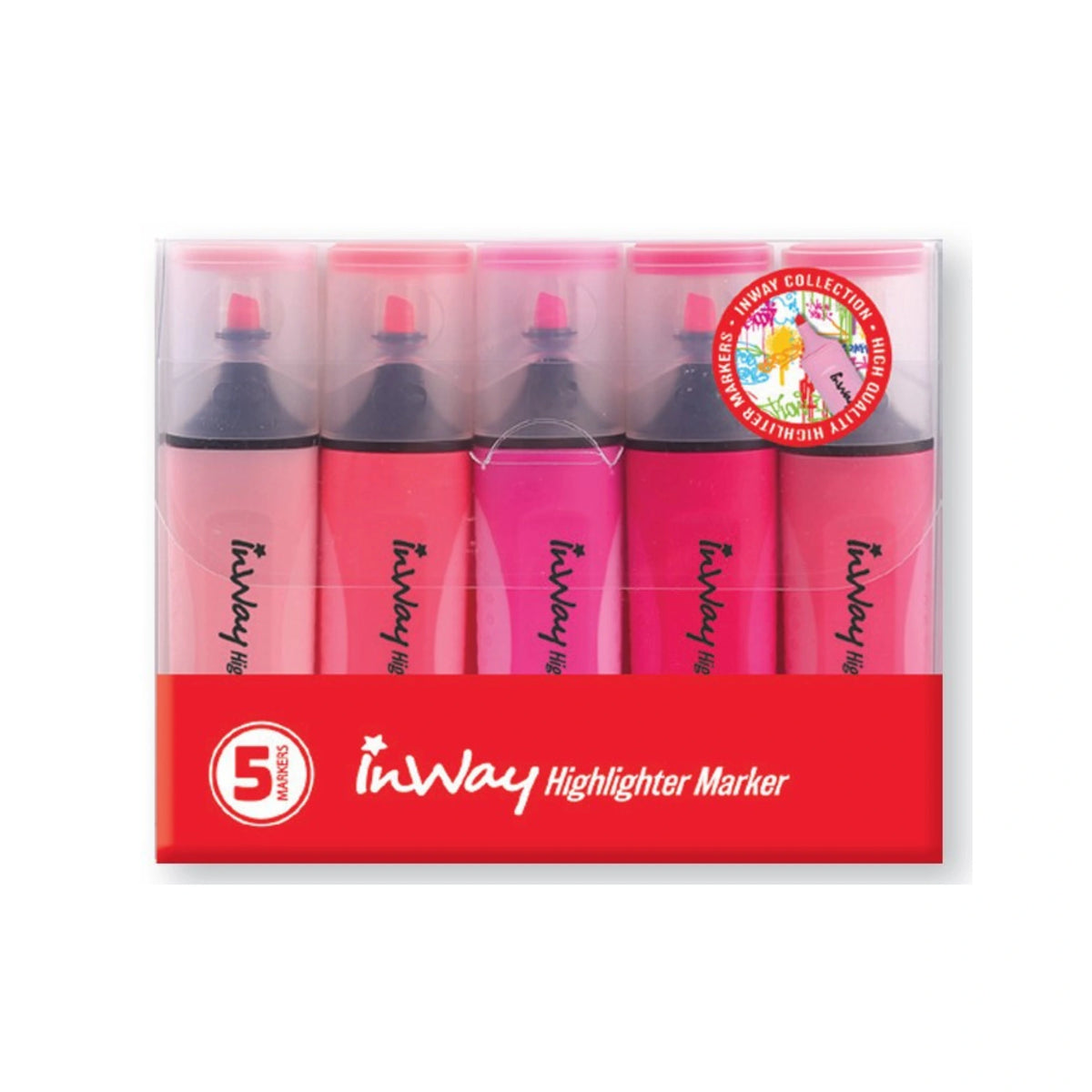 סט 5 מרקר גוונים ורודים – ש.י. פביאן בע"מ